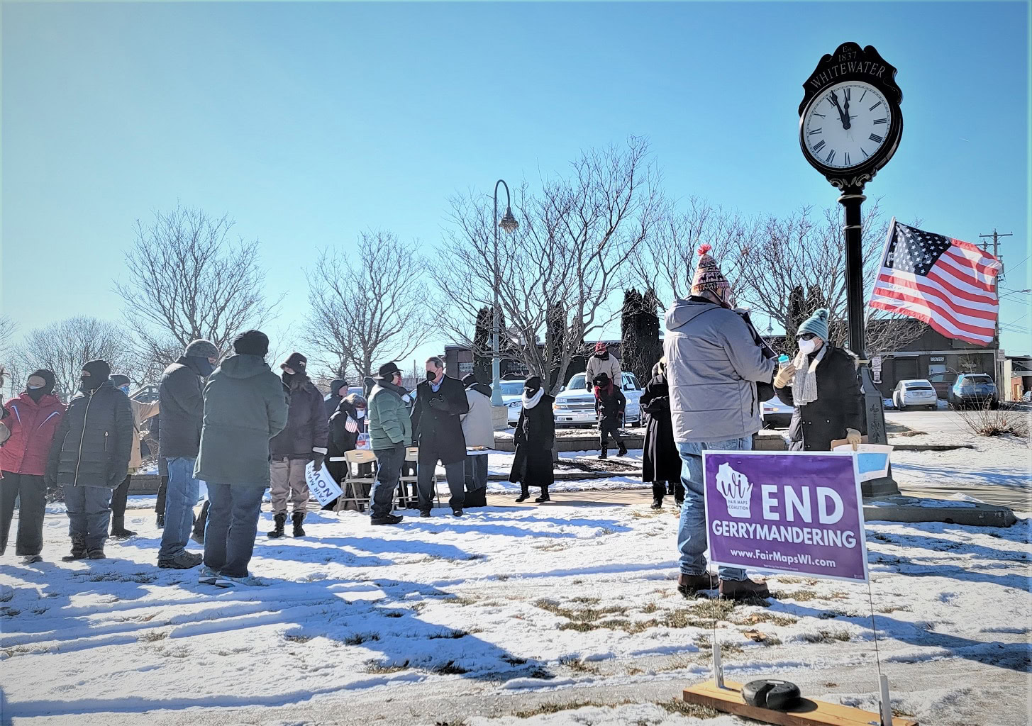 Crowd Gathers In Whitewater To Support Improved Political Redistricting ...