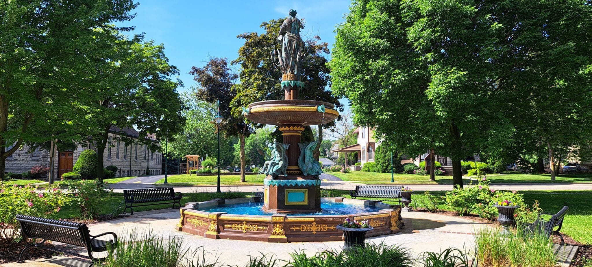 Landmark Trek Video – The Birge Fountain - Whitewater Banner