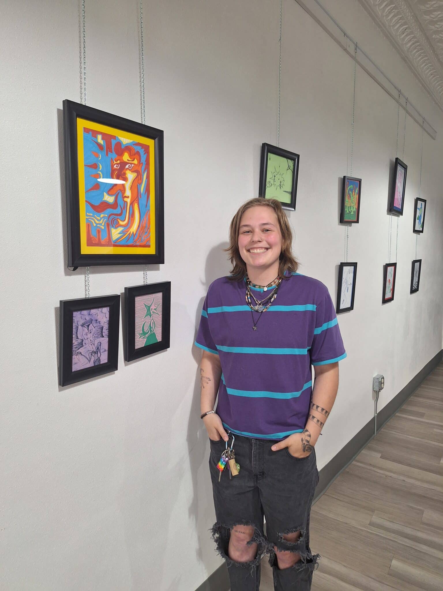 New Artist at TeaLux Gallery: Sam Mckelvey - Whitewater Banner