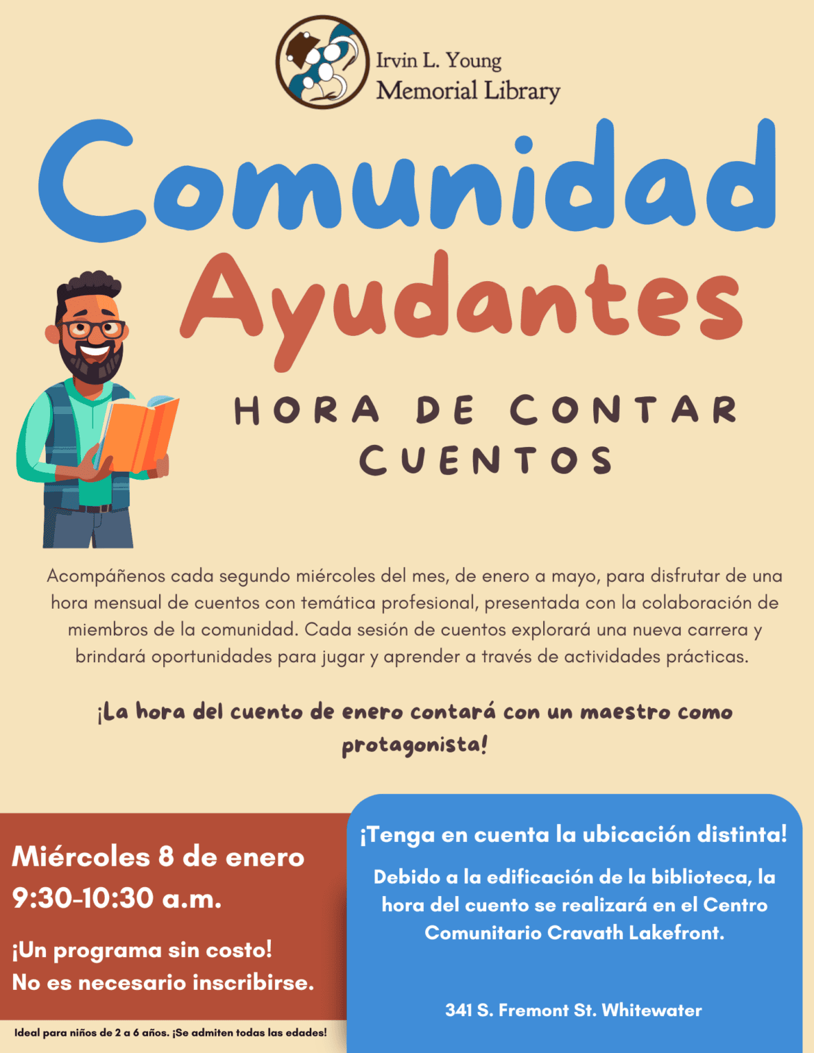 Community Helpers Storytime Series Begins / Comunidad Ayudantes Hora de ...